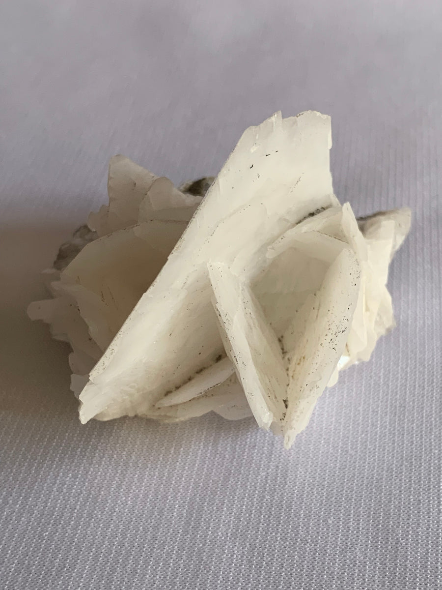 White Barite Gemstone Specimen Cluster – HealingBlends